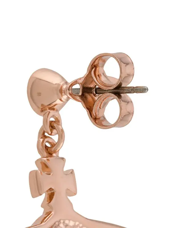 VIVIENNE WESTWOOD Crystal Inlaid Orb Pendant Earrings