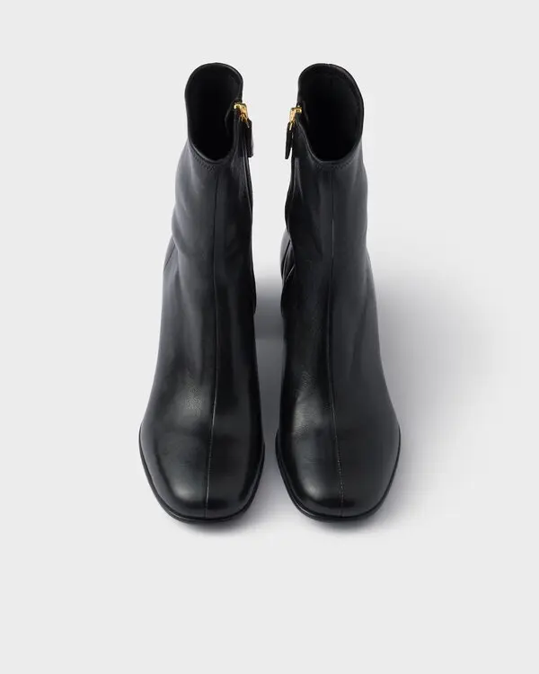 Prada Stretch Nappa Leather Ankle Boots