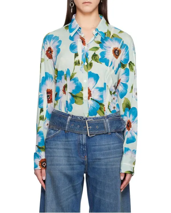 Acne Studios Floral Print Shirt