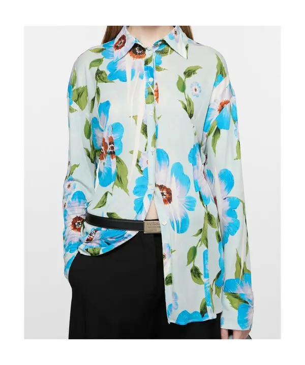 Acne Studios Floral Print Shirt