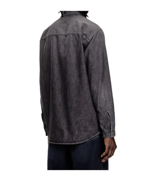 DIESEL® D-simply-s15 Appliqué Denim Shirt