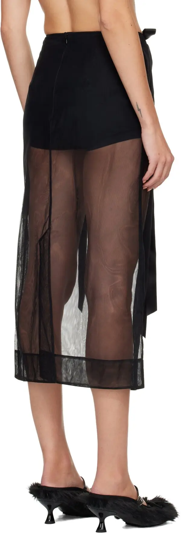 Simone Rocha Sheer Tulle Skirt