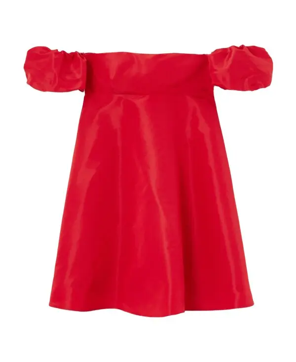 Valentino Garavani Off-shoulder Silk Minidress