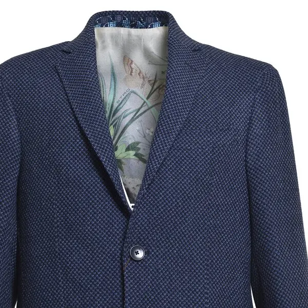 Etro Single-breasted Long-sleeved Jacket - Black