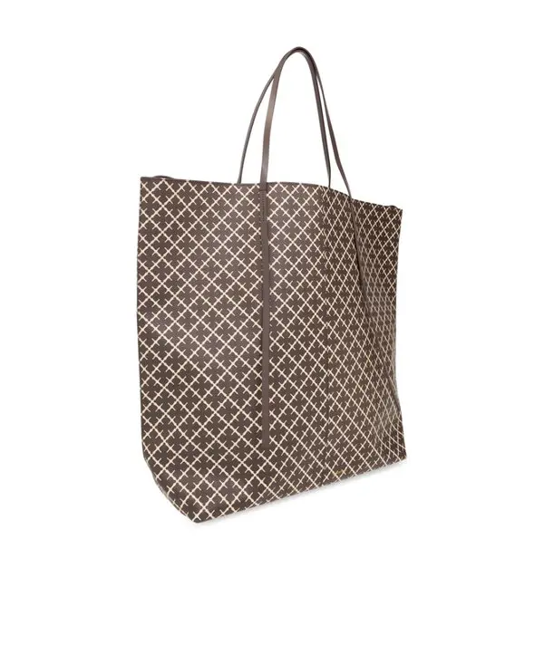 BY MALENE BIRGER Signature Pattern Tote Bag - Brown