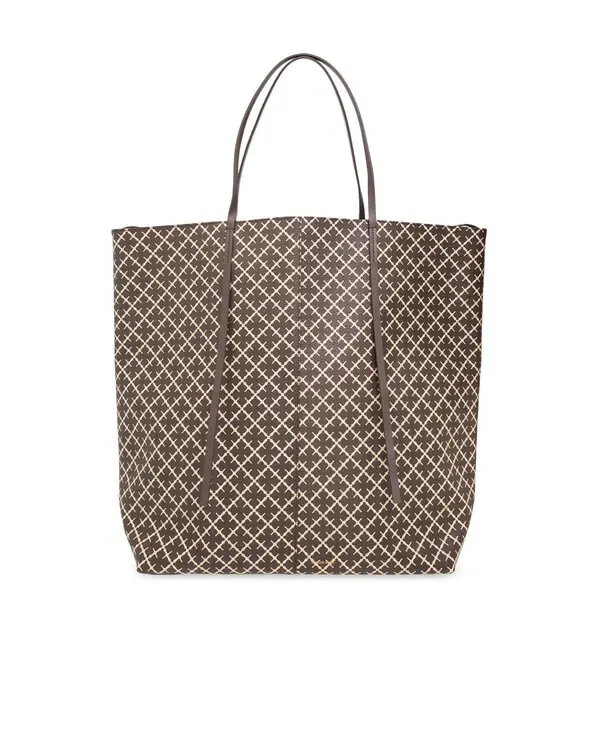 BY MALENE BIRGER Signature Pattern Tote Bag - Brown