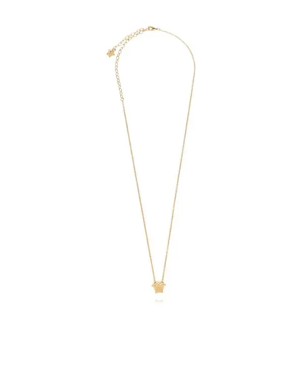 Versace Medusa Pendant Necklace With Lobster Clasp - Light Gold
