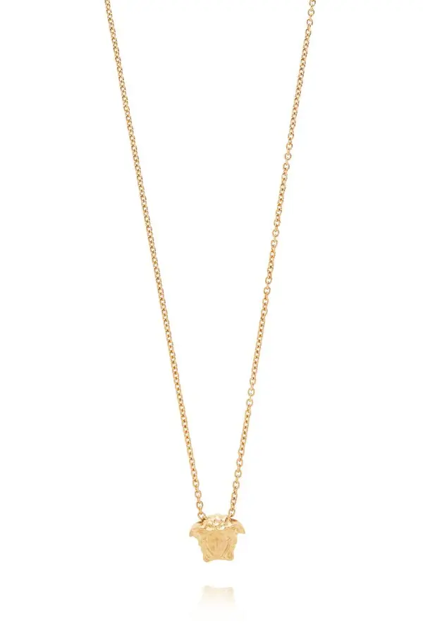 Versace Medusa Pendant Necklace With Lobster Clasp