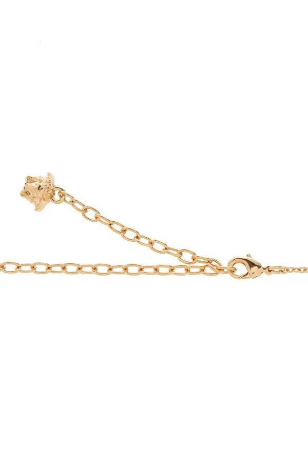 Versace Medusa Pendant Necklace With Lobster Clasp