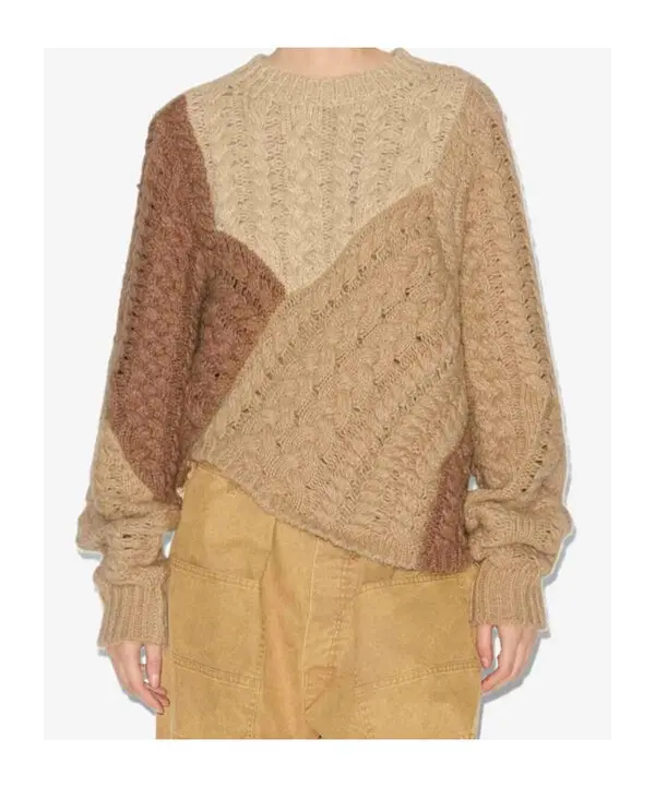 Isabel Marant Étoile Patchwork Cable-knit Jumper