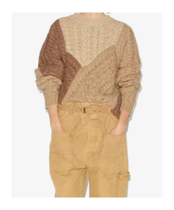 Isabel Marant Étoile Patchwork Cable-knit Jumper