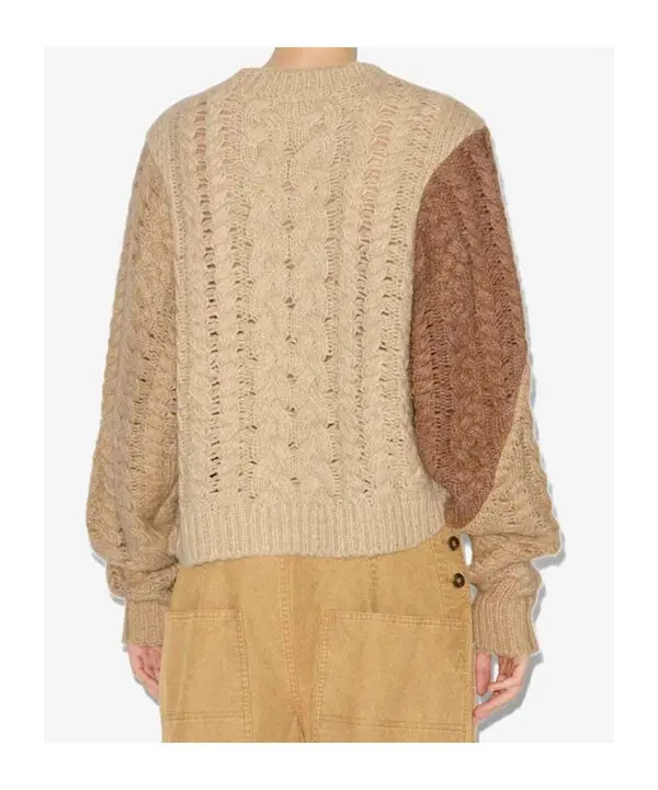 Isabel Marant Étoile Patchwork Cable-knit Jumper