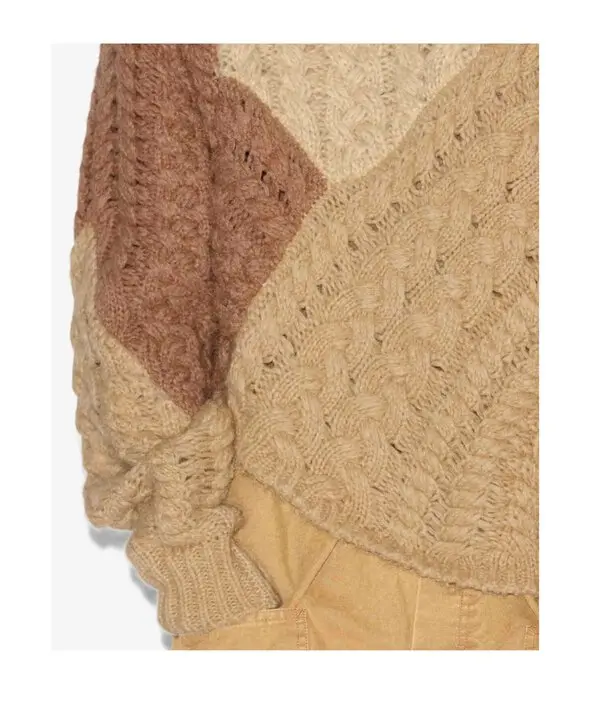 Isabel Marant Étoile Patchwork Cable-knit Jumper