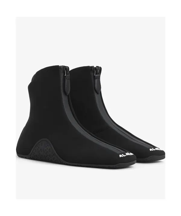 Alaïa Square-toed High-top Casual Zip-up Boots