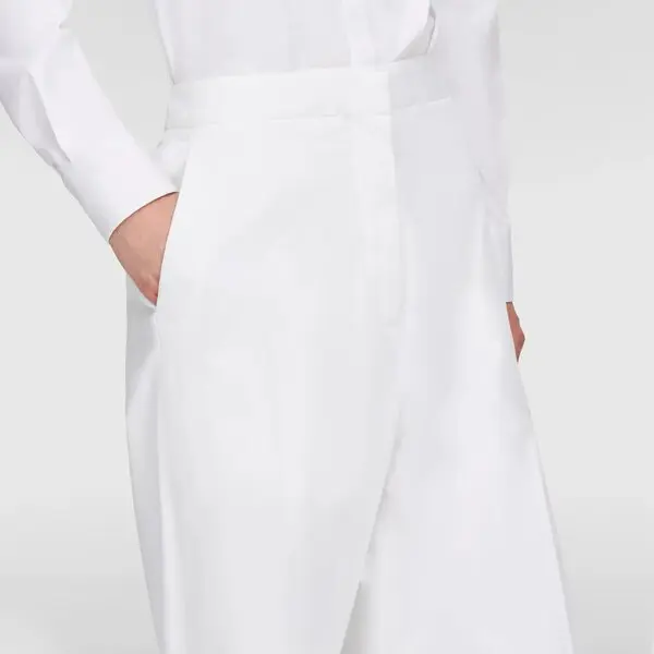Fabiana Filippi Pleated Zipper Casual Pants