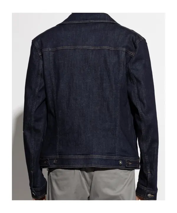 Dolce & Gabbana Heraldic Patch Denim Jacket