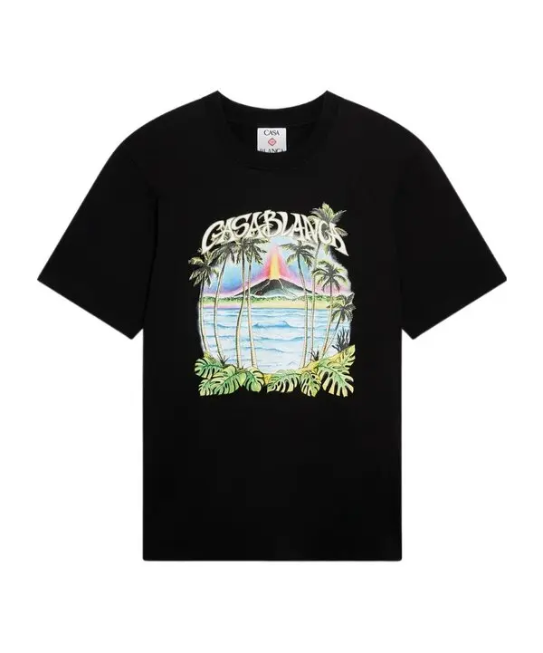 Casablanca Volcano Print T-shirt