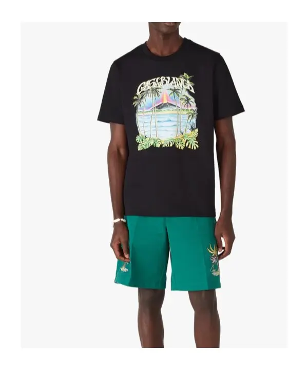 Casablanca Volcano Print T-shirt