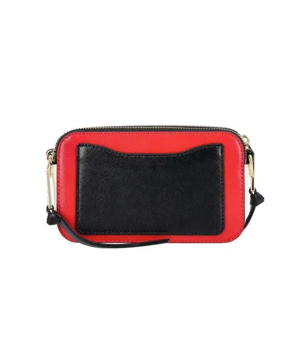 Marc Jacobs Snapshot Logo Plaque Crossbody Bag - Red