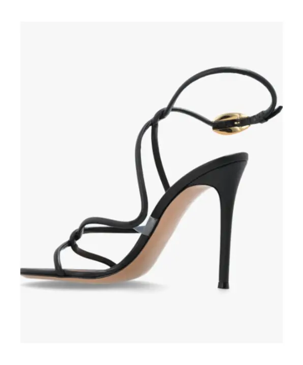 GIANVITO ROSSI Strappy High Heeled Sandals - Black