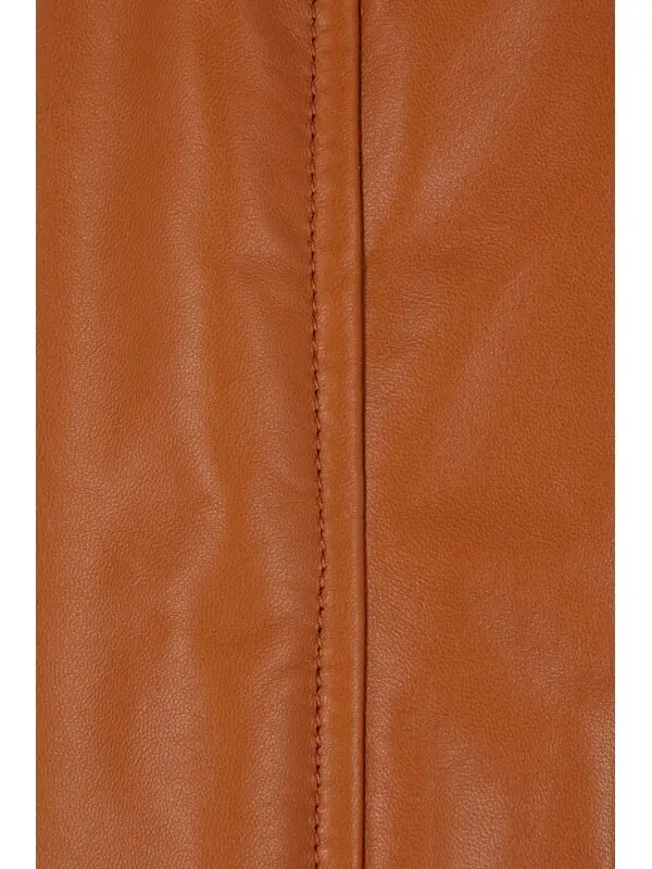 Givenchy Cropped Cocoon Bomber Jacket - Tan