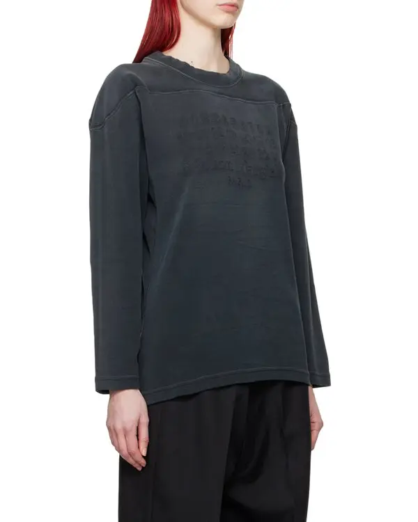 MAISON MARGIELA Long-sleeved Crewneck Sweatshirt