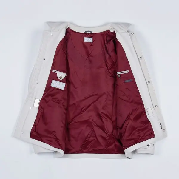 Brunello Cucinelli Long Sleeve Zip-up Jacket With Flap Pockets