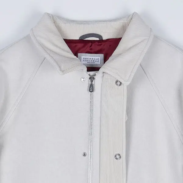 Brunello Cucinelli Long Sleeve Zip-up Jacket With Flap Pockets