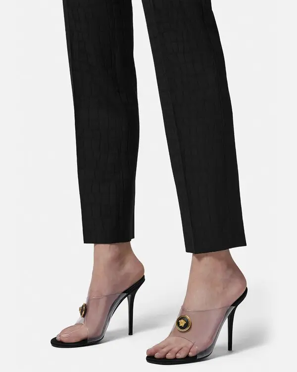 Versace Medusa Open-toe Mules