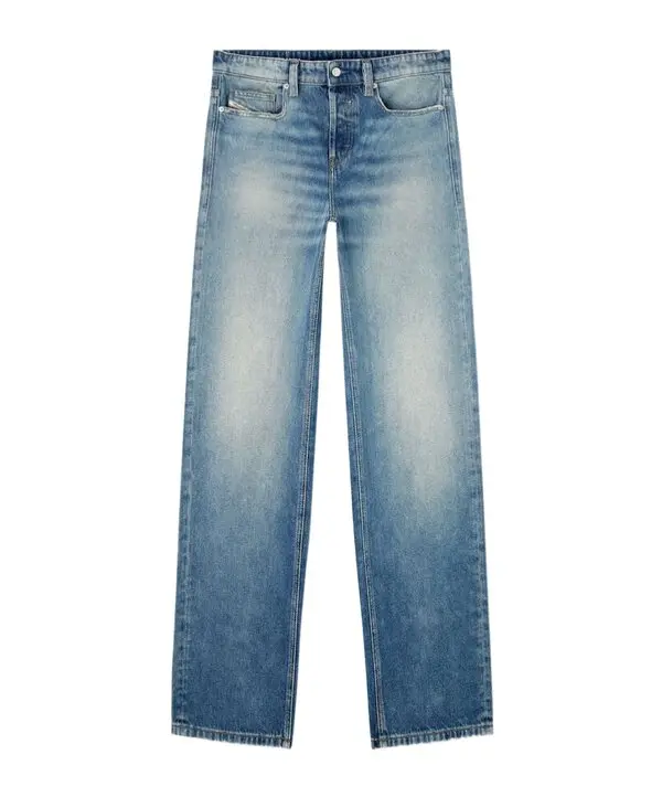 DIESEL® 2001 D-macro Wide Leg Jeans - Medium Blue