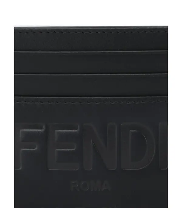 Fendi Debossed Logo Cardholder