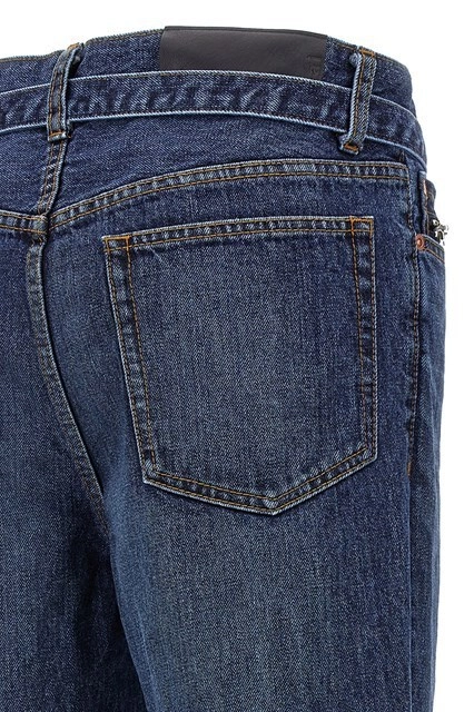 Sacai Boot-cut Belted Denim Jeans - Blue