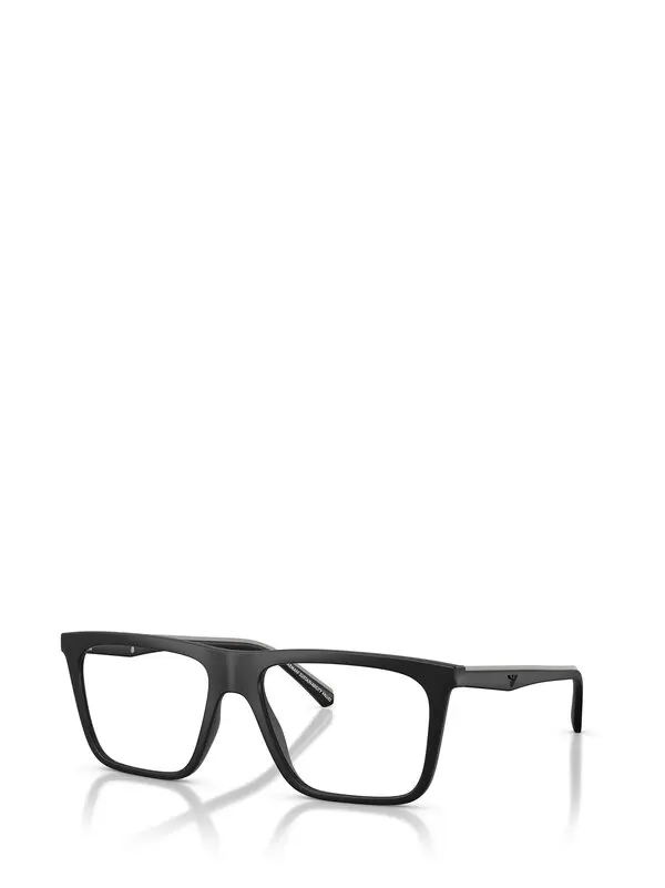 Emporio Armani Square Frame Eyeglasses - Black