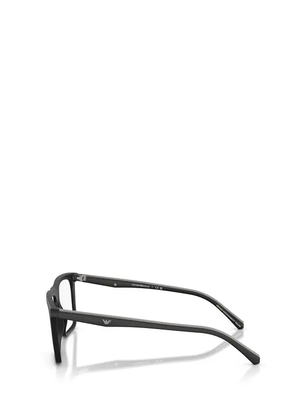 Emporio Armani Square Frame Eyeglasses - Black