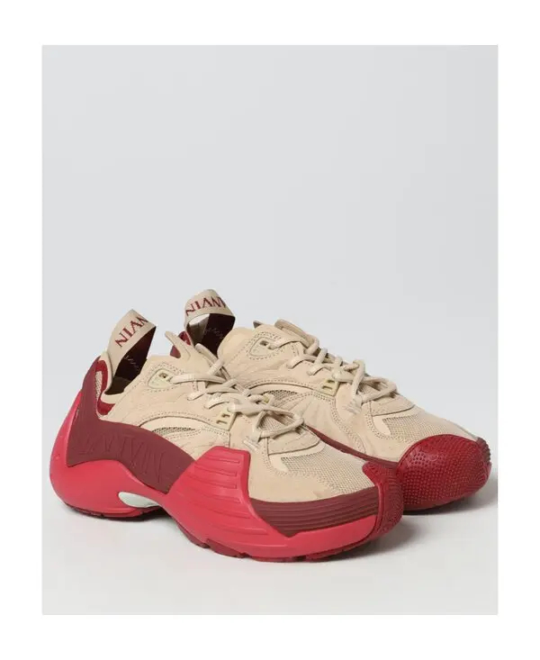 LANVIN Flash-x Platform Sole Low-top Sneakers - Red