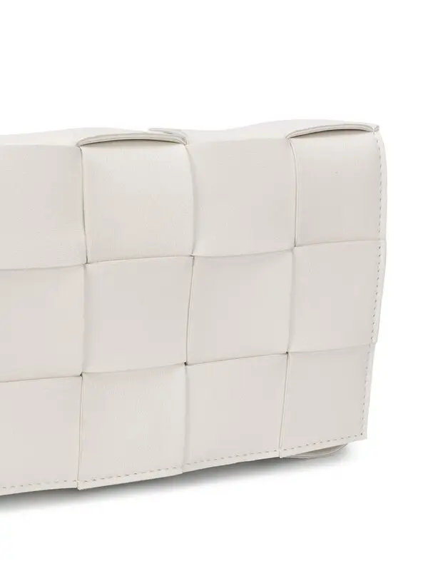 Bottega Veneta Cassette Shoulder Bag - White