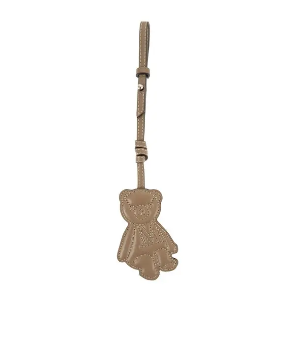 Max Mara Bear Shaped Keyring - Brown