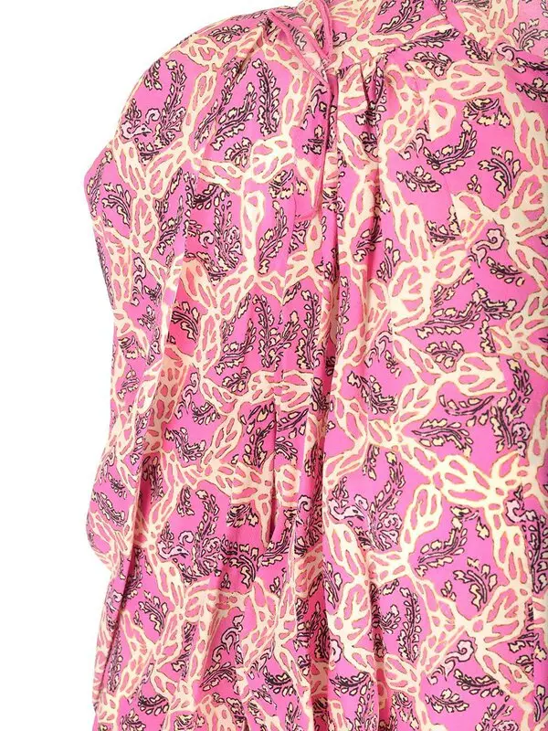 Isabel Marant Étoile Long Puff-sleeved Floral Blouse