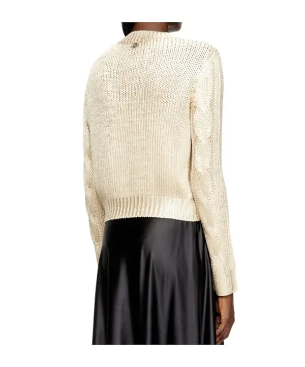 DIESEL® M-miccha Cable Knit Sweater