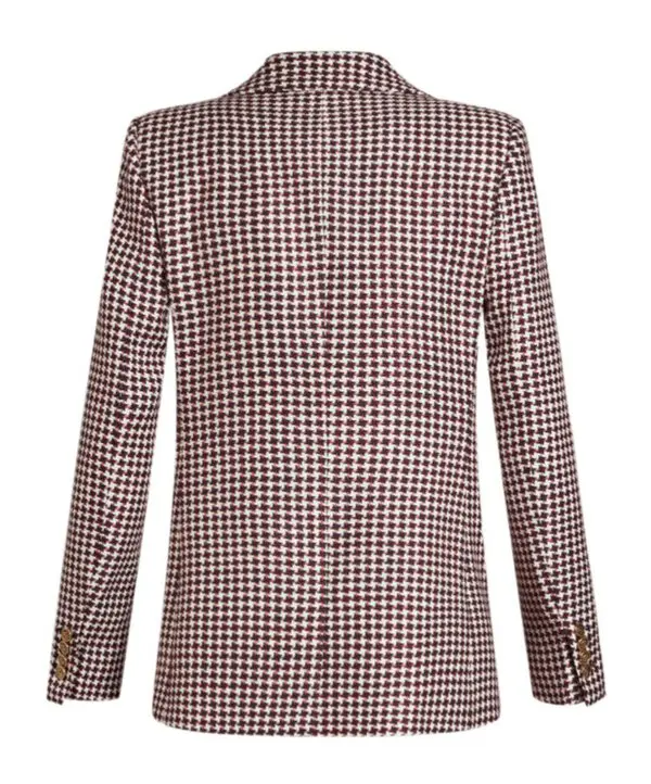 Etro Houndstooth Double-breasted Blazer