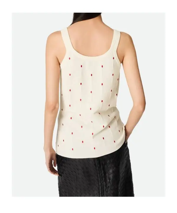 Bottega Veneta Embroidered Matches Tank Top