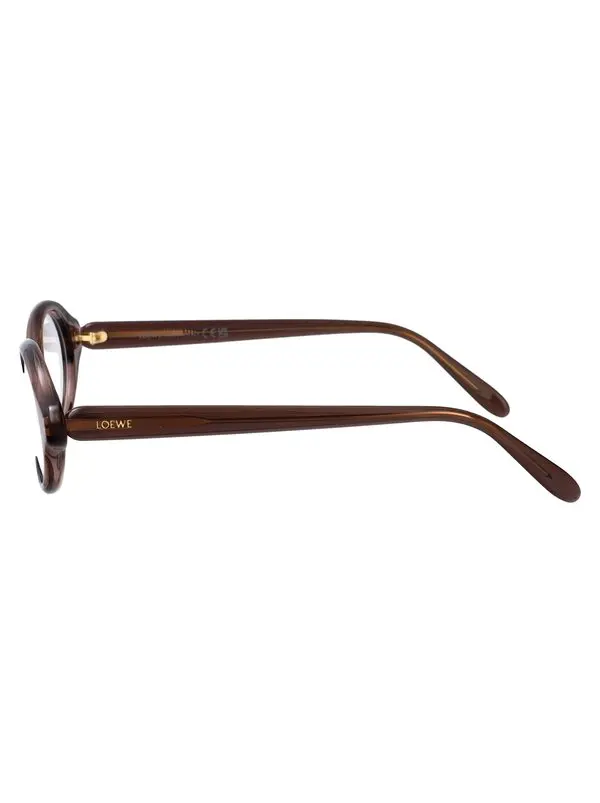 Loewe Oval Frame Eyeglasses - Brown