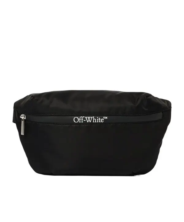 Off-White Outdoor Zip-up Belt Bag - Black