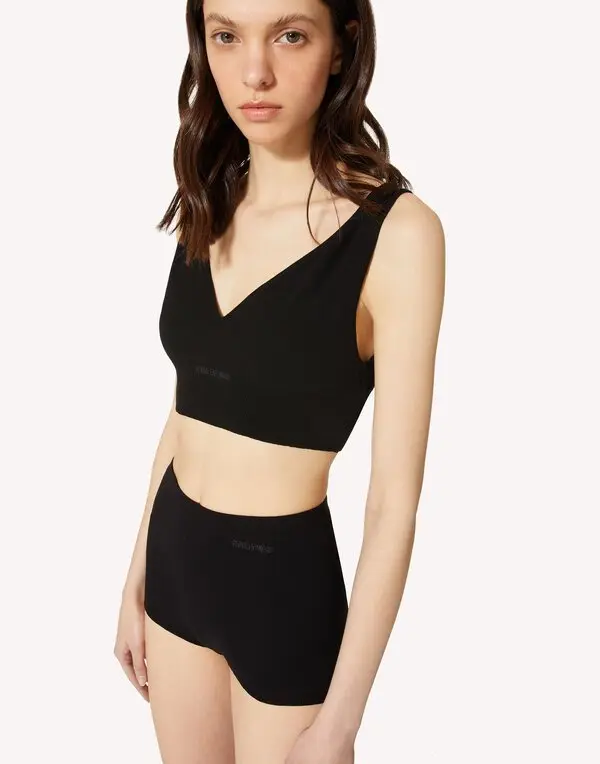 Red Valentino Knitted V-neck Set