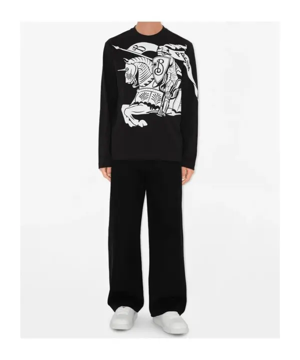 Burberry Ekd Crewneck Long Sleeved T-shirt