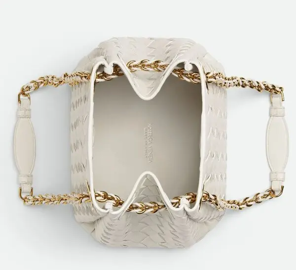 Bottega Veneta Intrecciato Crossbody Bag - Nude