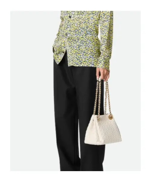Bottega Veneta Intrecciato Crossbody Bag - Nude