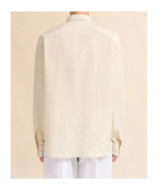 Marni Geometric Jacquard Motif Oversized Shirt
