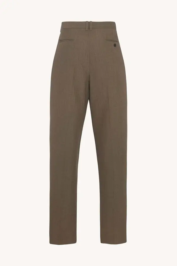 THE ROW Bryce Trousers In Wool And Silk