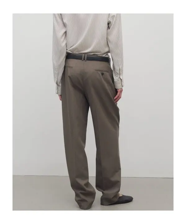 THE ROW Bryce Trousers In Wool And Silk
